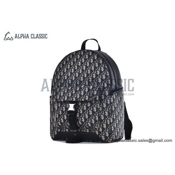 Dior Explorer Backpack Black Oblique Jacquard